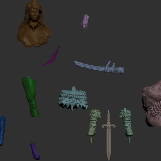 ♀️ Female Conan 3D Print・ STL File for ・Cults