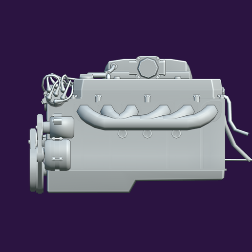 🚗 Nissan RB30 Engine・ STL File for 3D printing・Cults