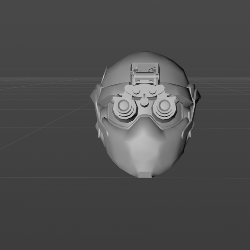 🪖 cN Heavy Night Vision Helmet 3D Digital Model・ OBJ File for 3D ...