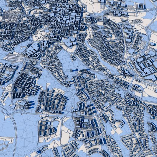 🏙️ Linkoping City Sweden・ 3D File for 3D printing・Cults