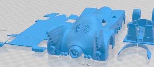 🚗 Batmobile 1989 Jet Car Printable・ 3D File for ・Cults