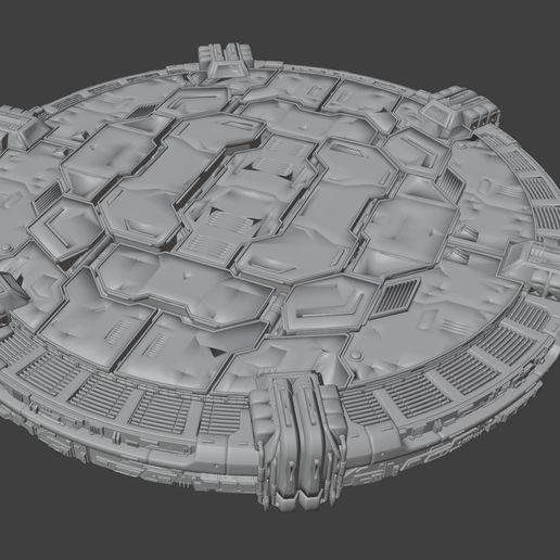 🤖 HD Mech Bases - Round・ OBJ File for 3D printing・Cults