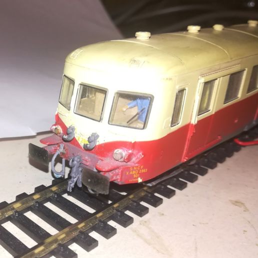 STL file Buffer for ROCO X2800 railcar 🚆 ・3D printer design to download ...