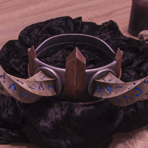 🤴 Demon King Crown・Free 3MF File for 3D printing・Cults