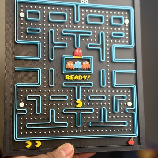 STL file Pac-Man Retro Game 🗿 (3MF)・3D printer model to download・Cults