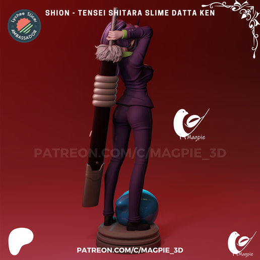 🗿 Shion - Tensei Shitara Slime Datta Ken | Got Reincarnated as a Slime - SFW・ STL File for 3D ...