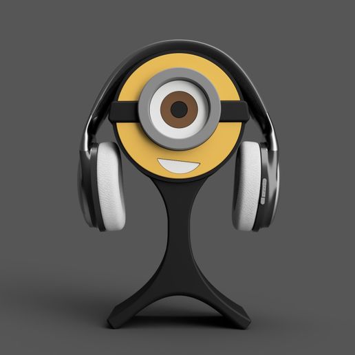 STL file Minion Stuart Headset Stand 👹 (3MF)・3D printable model to ...