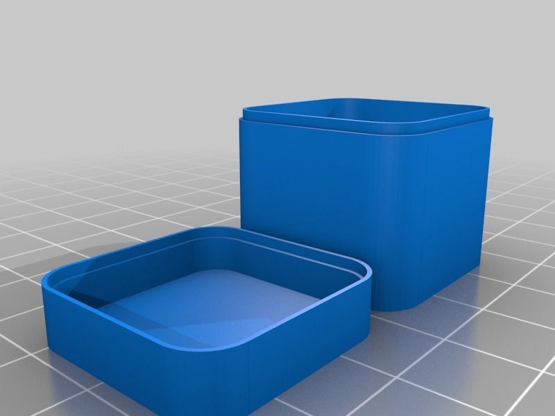 Archivo 3D gratis 25mm A Caja con tapa y esquinas posiblemente redondeadas・Diseño de impresión ...