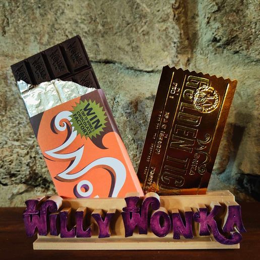 🍫 Willy Wonka Chocolate・Free STL File for 3D printing・Cults