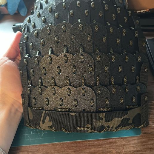 🔫 Lamella Armour Plate (for Larp or Airsoft)・ STL File for 3D printing ...
