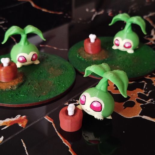TANEMON + MEAT🍖 /DIGIMON・ STL File for 3D printing・Cults