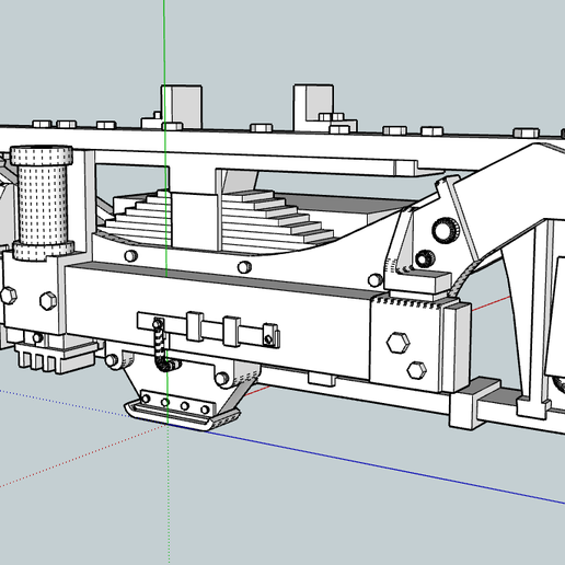 🌆 HO scale GE95 Sideframes with third rail and greaser?・Archivo STL ...