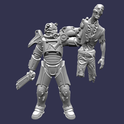 🎲 Sierra Madre NCR Power Armor - Fallout - Tabletop Zombicide/Fallout ...
