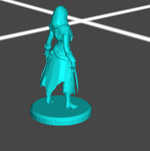 ♀️ Female Rogue Mage・Free STL File for 3D printing・Cults