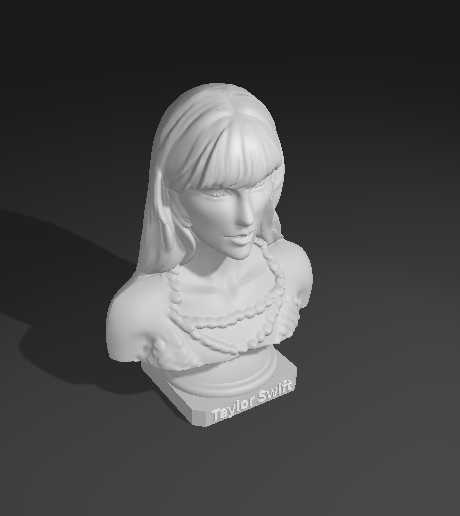 👤 Taylor Swift - Premium Statue・ STL File for 3D printing・Cults