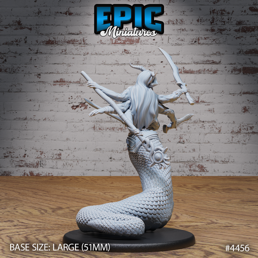 🎲 Naga Death Envoy Attack ‧ DnD Miniature ‧ Tabletop Miniatures ...