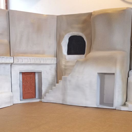 Lars Homestead Courtyard Diorama for 3.75 inch (1:18) Figures・ 3D File ...