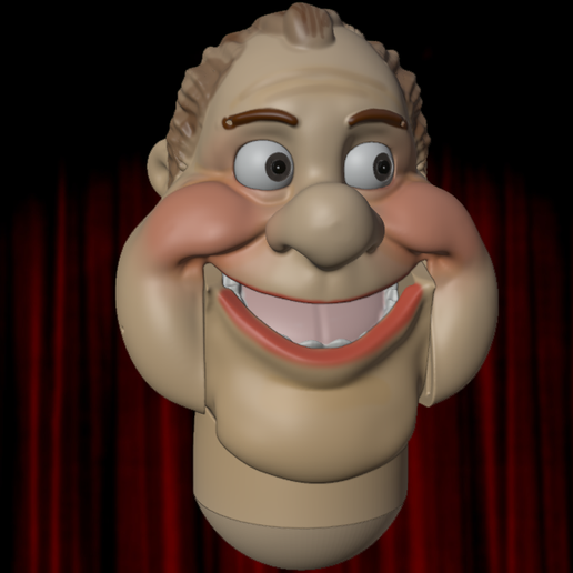 👫 VENTRILOQUIST DUMMY-"BIG DADDY"・ STL File for 3D printing・Cults