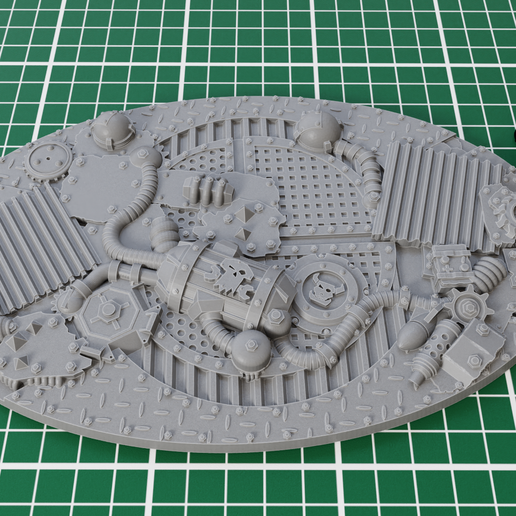 🎲 170mm scrap base 2・Free STL File for ・Cults