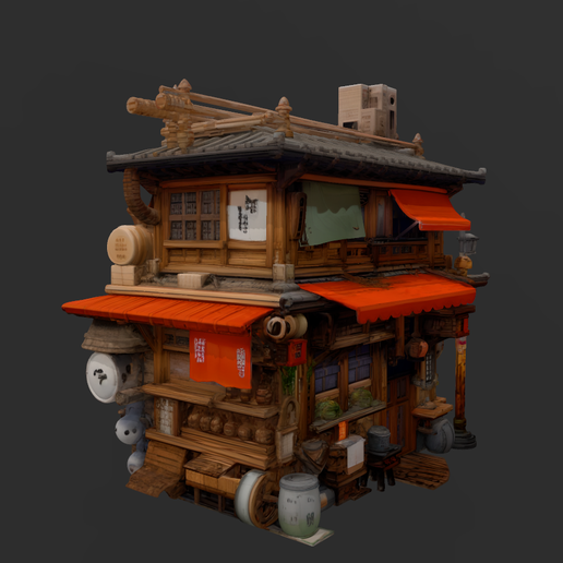 🏠 HOUSE STORE 2 COLLECTIBLE・ STL File for 3D printing・Cults