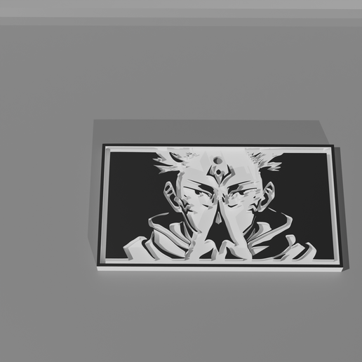 💬 Sukuna Card Manga Jujutsu Kaizen - Keychain Onecolor・ 3D File for 3D ...