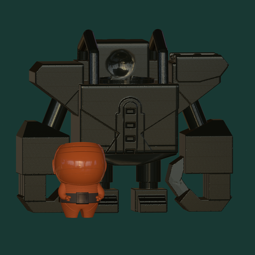 Free STL file Mecha and pilot 🧑‍ ️ ・Design to download and 3D print・Cults