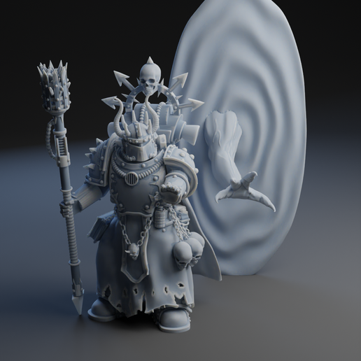 🧙 Possessive Master/ Evil Mage・ STL File for ・Cults