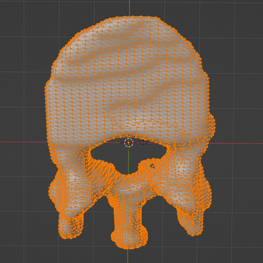 STL file 3d model of thoracic vertebrae・Template to download and 3D ...