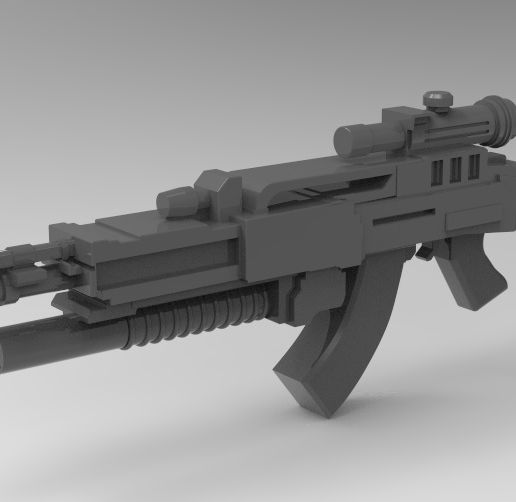 3D file Machine Gun 🔫 ・3D printer model to download・Cults