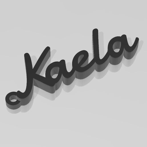 👩 Kaela・ STL File for 3D printing・Cults