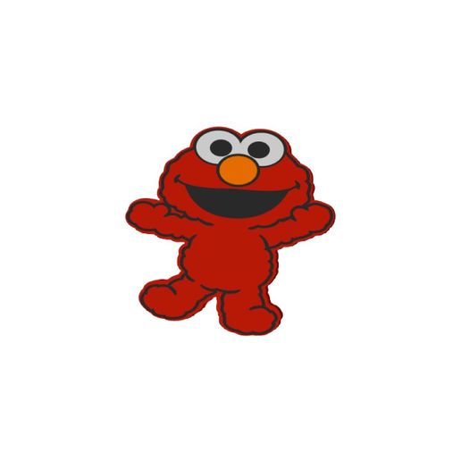 👹 Cute Red fuzzy Monster Straw Topper 2 sizes 3MF File Included・ 3D ...