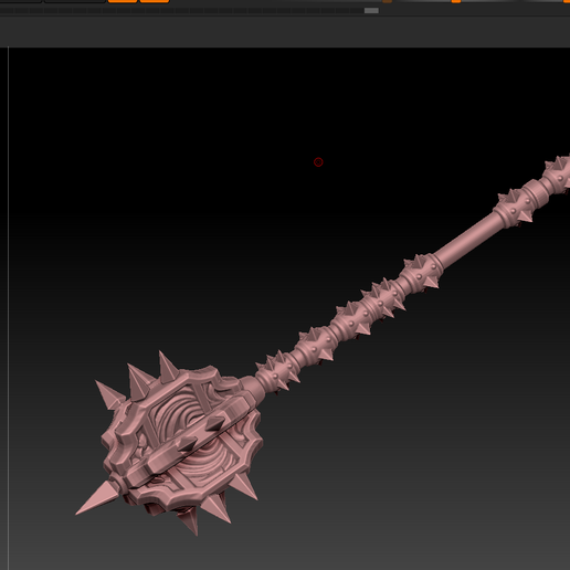 🗺️ World Smasher Mace of Horus for Cosplay・ OBJ File for ・Cults