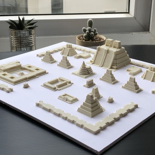 🇲🇽 Tenochtitlan (Sacred Precinct) - Mexico・Free 3D File for ・Cults