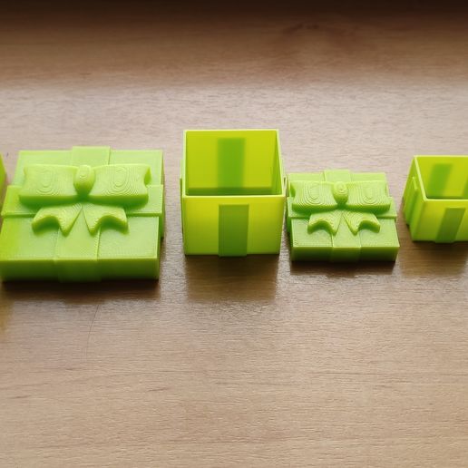 STL file Three gift boxes 🎁 ・3D printable design to download・Cults