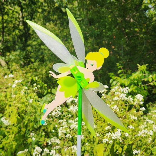 🌬️ Tinkerbell Wind Spinner・ STL File for 3D printing・Cults