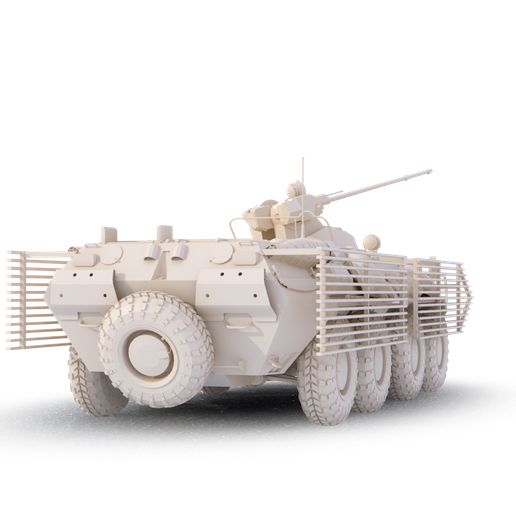 🪖 BTR-82A with bars・ STL File for 3D printing・Cults