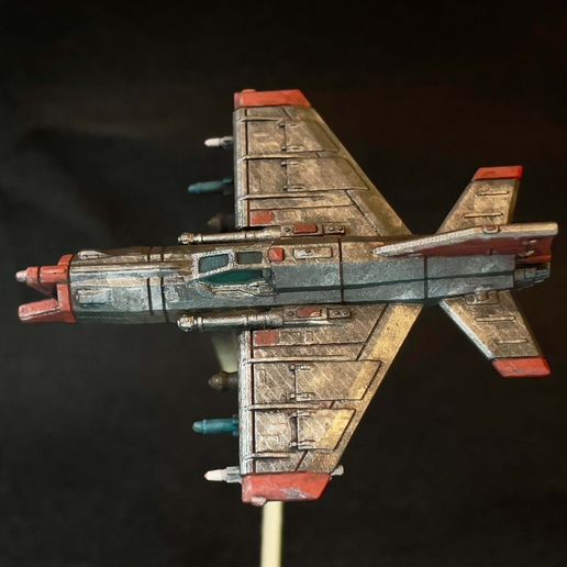 🌩️ Lasher Light Fighter・ 3D File for 3D printing・Cults