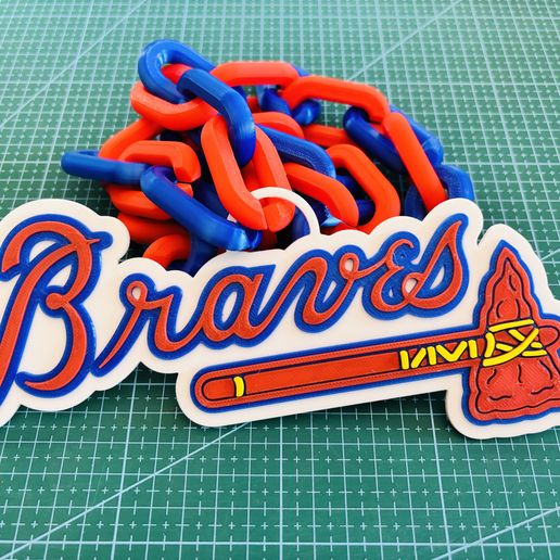 ⚾ ATLANTA BRAVES CHAIN・ STL File for 3D printing・Cults