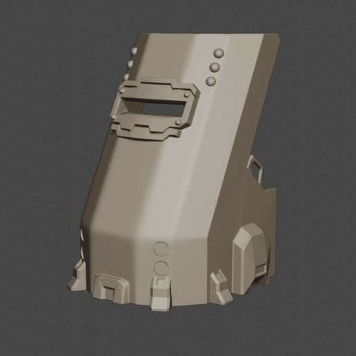 😇 HALO Combat barrier 1/18 scale・Free STL File for ・Cults