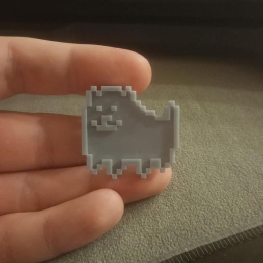 🐕 Annoying dog toby fox undertale enamel pin / magnet・Free STL File for ...