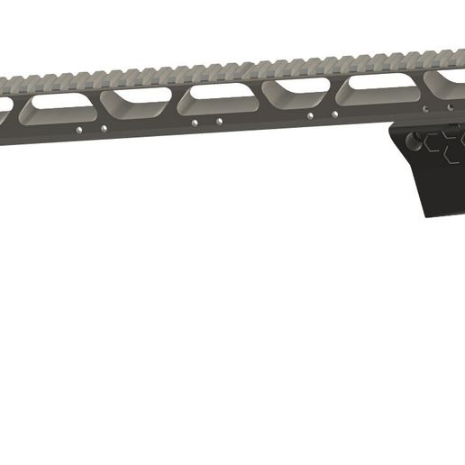 Arquivo grátis STL 600MM MODULAR PICATINNY RAIL RISER 🧸 ・design para ...