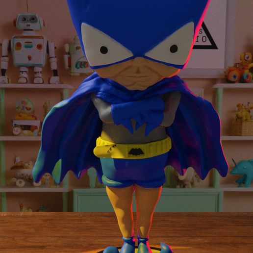 3D file Bat-Mite Fanart 🦸 ・3D printable design to download・Cults