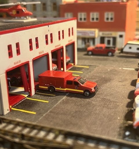 ⛑️ Mini Rescue Fire Truck N Scale・ STL File for 3D printing・Cults