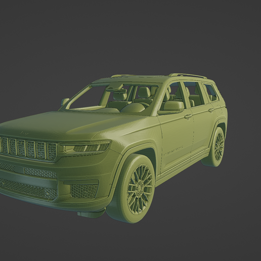 STL file Jeep Grand Cherokee L 2022 🚗 (OBJ, 3MF, and GCODE)・3D printer ...