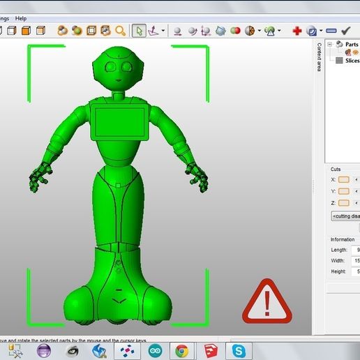 🤖 robot pepper・Free 3D File for ・Cults