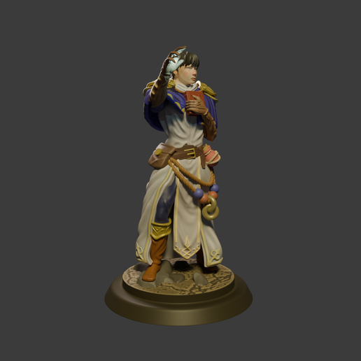 STL file Cleric Peace Domain - Healer ☮️ (OBJ)・3D printing design to ...