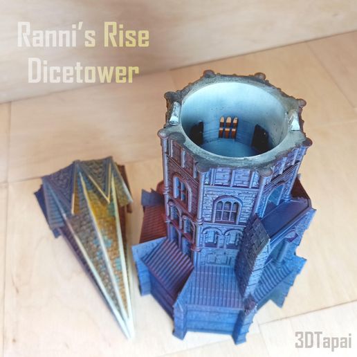 💍 Elden Ring | Ranni's Rise dicetower/statue・ STL File for 3D printing・Cults