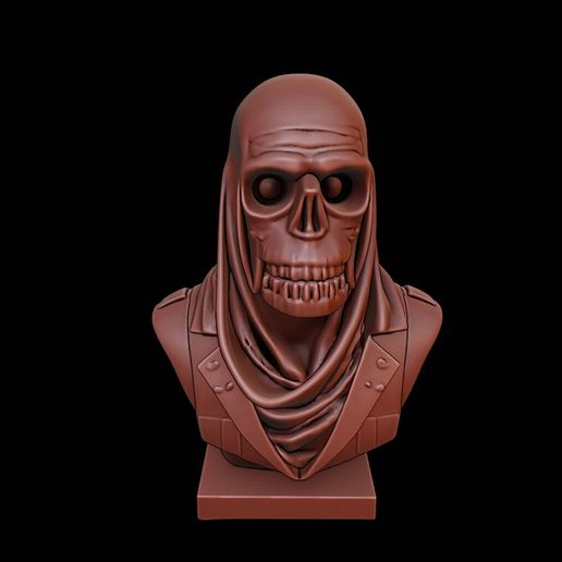 3D file Ghost Beast Bust 👻 ・3D printable model to download・Cults