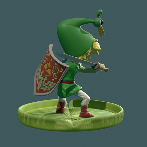 🔗 Toon link Zelda Minish cap [Fan Art]・ STL File for 3D printing・Cults