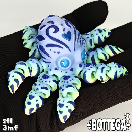 🐙 Spirit Octopus Free・Free 3D File for 3D printing・Cults